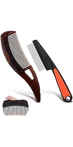 Amazon.com : Dandruff Comb, Hollow Tooth Button Comb, Detoxing Comb ...