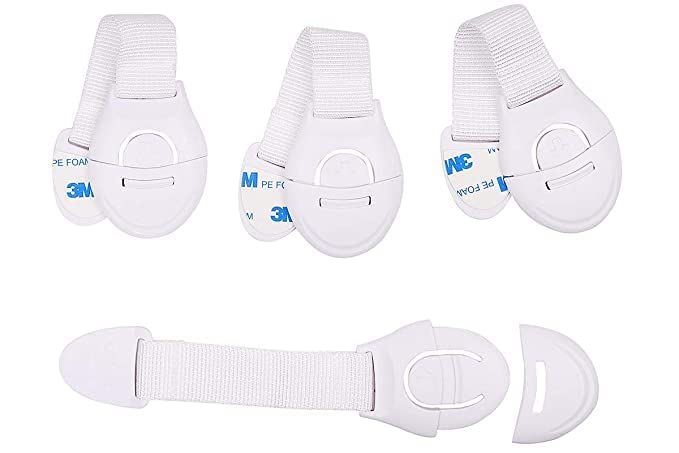 FreshDcart FDCA3820 Baby Safety Strap Locks Cabinet Locks for Babies ...