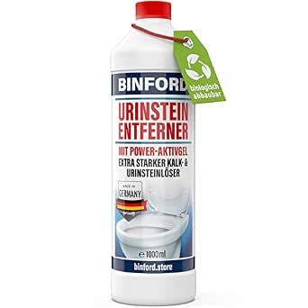 BINFORD Urinsteinentferner Extra Stark 1000 ml Kalkentferner Toilette ...