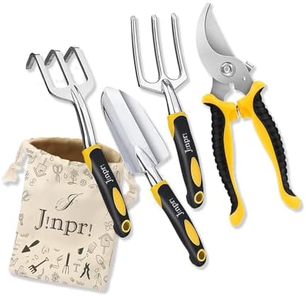 Kraft Seeds by 10CLUB Tool Kit for Garden -7 Pcs (Cultivator, Hand Fork ...