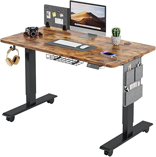 Devoko Electric Standing Desk 160 x 70cm, Height Adjustable Standing ...