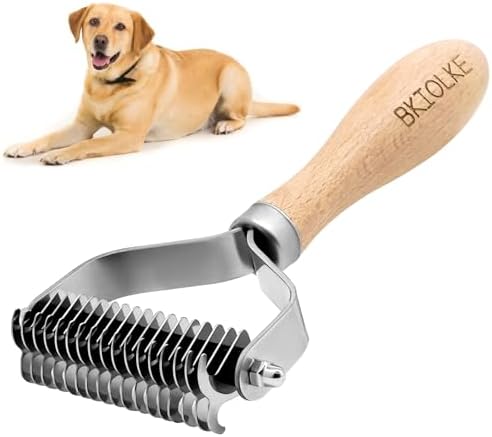 Amazon.com: Pet Dematting Comb, Deshedding Brush for Dogs & Cats ...