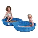 Large Plastic Sand Pit Paddling Bool Ball Pool with Blue Moulded Base ...