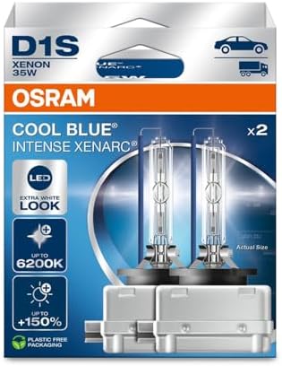 Osram Xenarc Cool Blue Intense NextGen - Bombillas de xenón HID D1S (12 ...