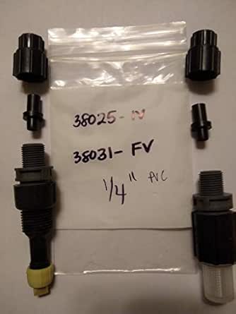 LMI Injection Valve 1/4" Part 38025 and LMI Foot Valve 1/4" Part 38031 ...