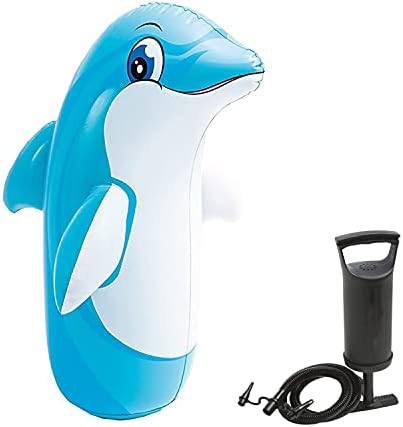 NHR Hit Me Inflated Toy for Kids Inflatable Tiger Toy Water Filled Base ...