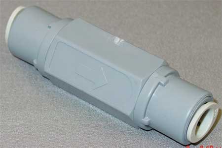 Amazon.com: Ball Cone Spring Check Valve, Grey PVC : Industrial ...