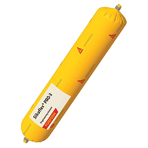 Sika Sikaflex Pro 3 Purform Flexible Polyurethane Sealant, Grey, 600 ml ...