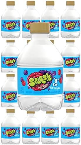 Amazon.com: Splash Refresher, Wild Berry Flavor Water Beverage, 8 Fl Oz ...
