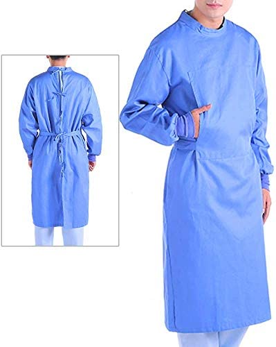 Hospital Surgical Gown Cotton Fabric Suits Lab Coats Surgeon Get Quote ...