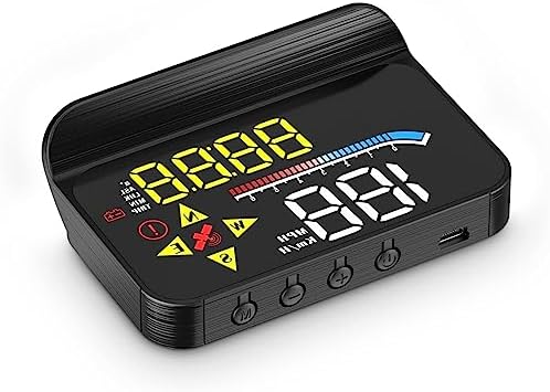 TERRIFI Car Hud Gps Speedometer, Head Up Display For Cars, Digital ...