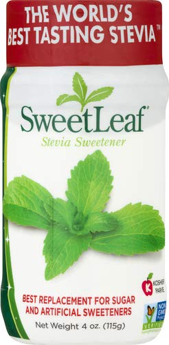 Amazon.com: SweetLeaf Stevia Powder Shaker Jar - Zero Calorie Stevia ...