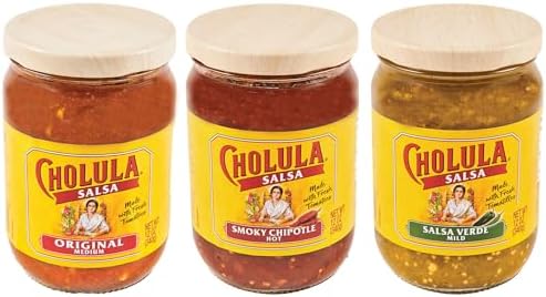 Amazon.com: Cholula Salsa Variety Pack (Original, Smoky Chipotle, and ...