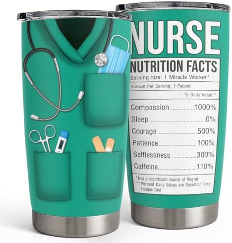 Amazon.com | Shqiueos Nurse Gifts for Women Men, Nurse Tumbler Cup 20 ...