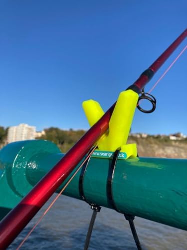searigs - Sea Fishing Plastic Hi Vis Yellow Rod Rest For Pier & Boat ...