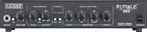 Amazon.com: Fender Rumble 350 Bass Amplifier Head : Musical Instruments
