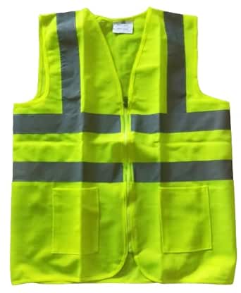 High Visibility Safety Reflective Jacket - Front & Back 2" Grey ...