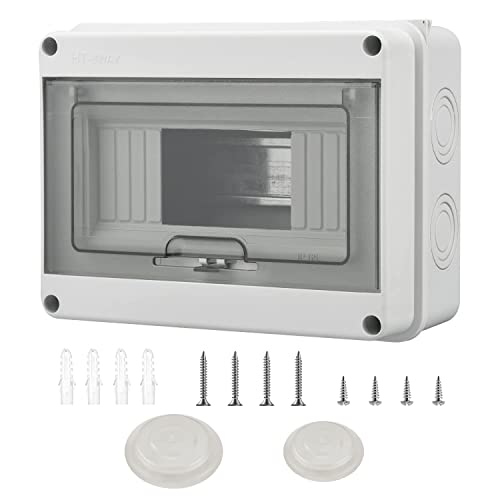 Aufputz Verteilerkasten Hutschiene 1 Reihig 8 Module 200 x 155 x 93 mm ...