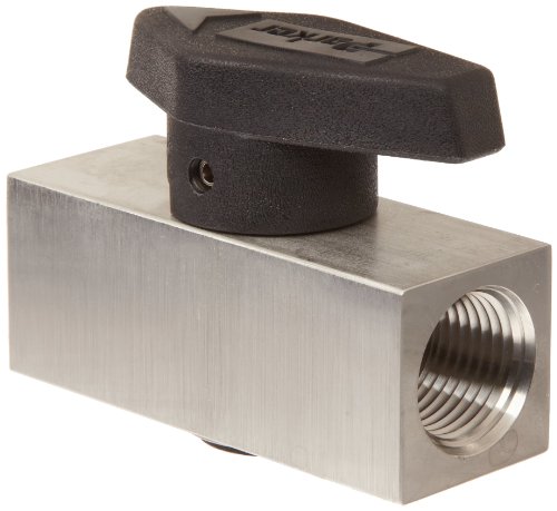 Parker 2F-PR4-VT-SS Stainless Steel 316 Plug Valve, 1/8" NPT Female ...