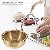 Amazon.com: Luxshiny 2pcs Stainless Steel Colander with Bowl Set ...