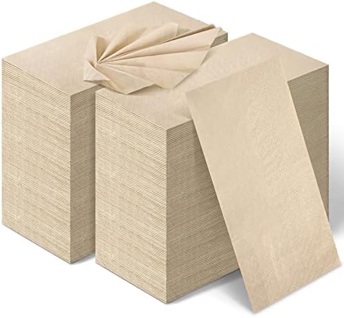 Amazon.com: 500 Packs Disposable Bathroom Hand Towels Eco Unbleached ...