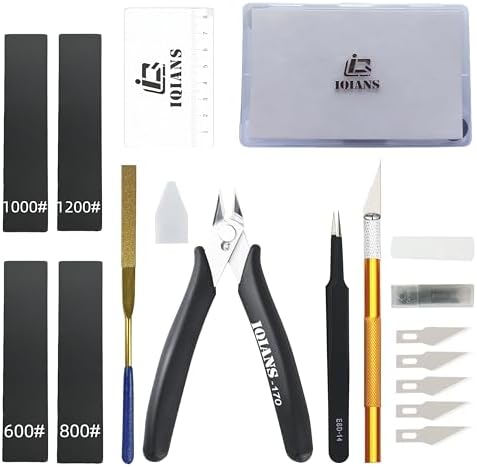 Amazon.com: IQIANS 15PCS Basic Hobby Model Tool Kit for Model Building ...