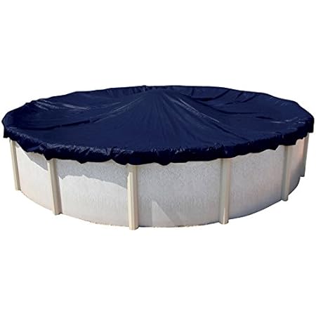 Amazon.com : Pool Mate 3524-4PM Heavy-Duty Blue Winter Pool Cover for ...