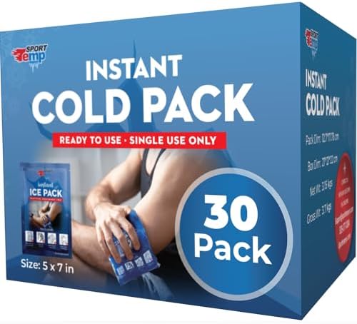 Amazon.com: MED PRIDE Instant Cold Pack (5''x 6'')- Set of 6 Disposable ...