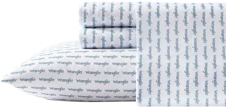 Amazon.com: Wrangler - Twin Size Sheet Set, Ultra-Soft & Wrinkle ...
