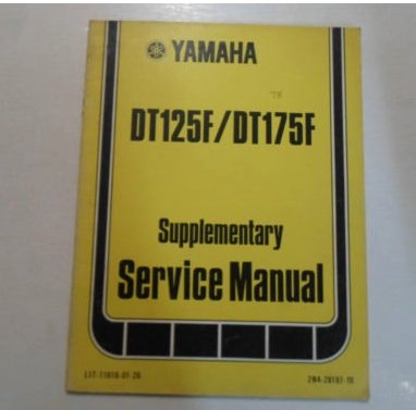 1979 Yamaha DT125F DT175F Supplementary Service Manual FACTORY OEM BOOK ...