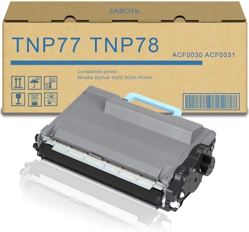 Amazon.com: SAIBOYA TNP75 TNP76 Black Toner Cartridge Compatible for ...