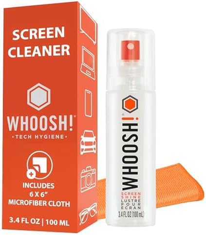 Amazon.com: WHOOSH! Screen Cleaner Spray and Wipe [Set of 2] - 1 Fl Oz ...