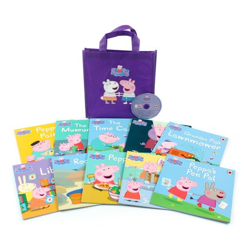 Peppa Pig Purple Bag Set: Amazon.co.uk: 9780241536865: Books