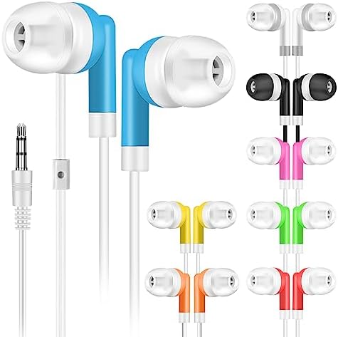 Amazon.com: TJZXGUI 8 Pack Bulk Earbuds Headphones Wholesale Earphones ...