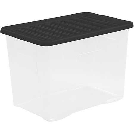 WHATMORE CRYSTAL 45L BOX & LID CLEAR 10870 : Amazon.co.uk: Home & Kitchen