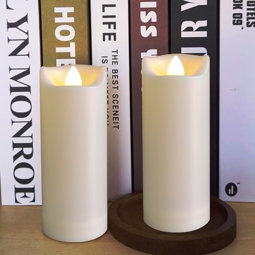 Amazon.com: LED Battery Operated Candles 2"x6" Plastic Flickering ...
