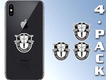Amazon.com - 4 Pack: Small Special Forces USASOC Crest Sticker (Army v ...
