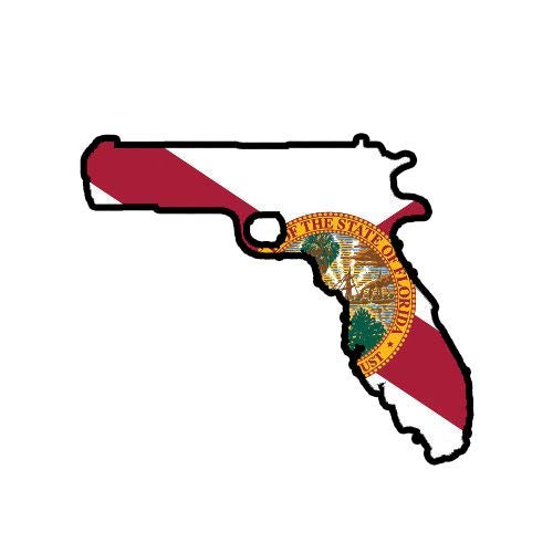 Buy ION Graphics shine Florida State Shape Sticker Sticker Vinyl FL ...