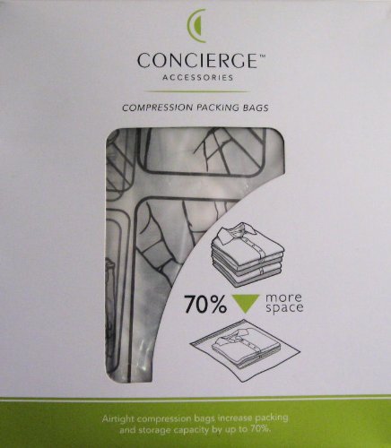 Amazon.com : 4pk Compression Packing Bags : Toiletry Bags : Beauty ...