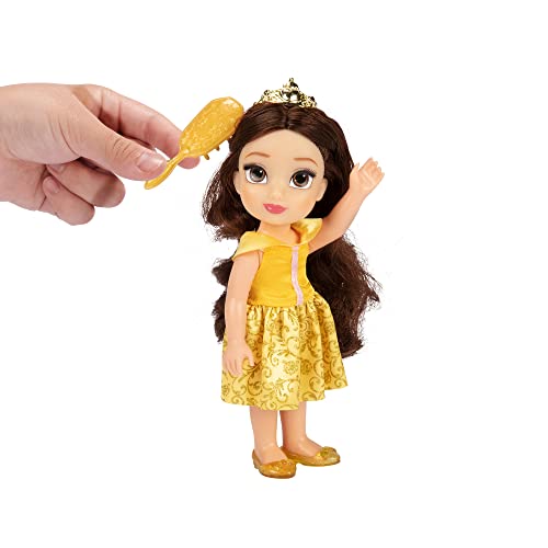 Disney Princess Belle Doll and Phillipe Petite Gift Set, 6 / 15cm Tall ...