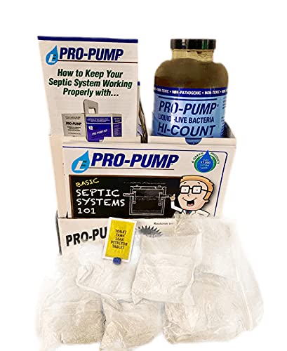 Buy Pro Pump Septic Tank -1 Year Supply- Upgrade Your System with ...