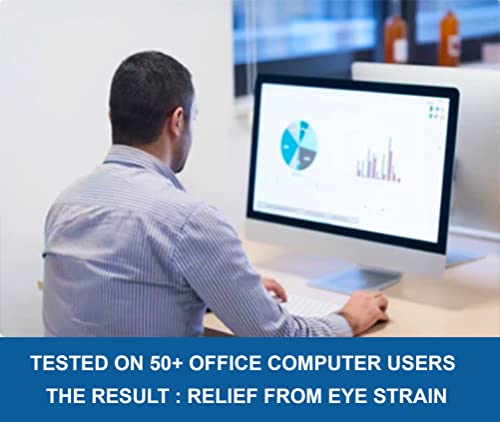 Buy EFERMONE Blue Ray Cut Blue Light Filter Computer Glasses With ...