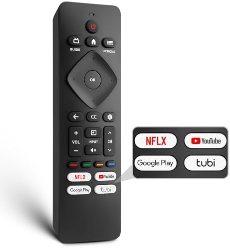 Amazon.com: Replacement for Philips-Smart-TV-Remote-Control, Universal ...