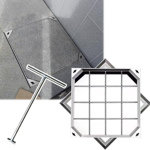 WJFTODAY Invisible Manhole Cover & Frame - Stainless Steel Recessed ...
