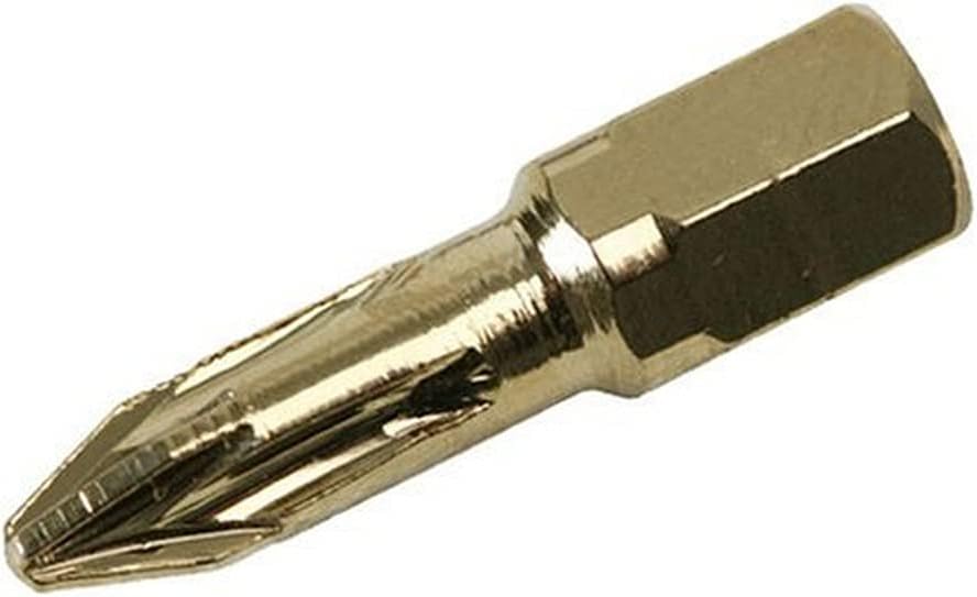 Silverline 819715 PZD Gold Screwdriver Bits No.3 - Pack of 10 ...