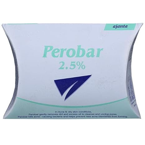 Buy PEROBAR 2.5% SOAP FOR ACNE &OILY SKIN Online at Low Prices in India ...