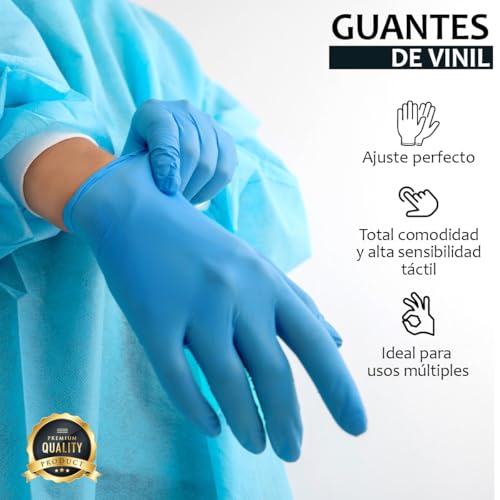Guantes De Látex Azules - Ferreteria Y Herramientas