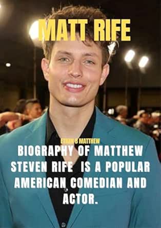 Amazon.com: Matt Rife: Biography of Matthew Steven Rife is a popular ...