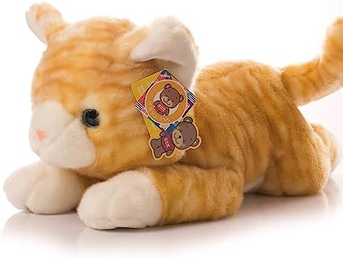 Amazon.com: Libima 13 Inch Orange Cat Stuffed Animal Plush Toy ...
