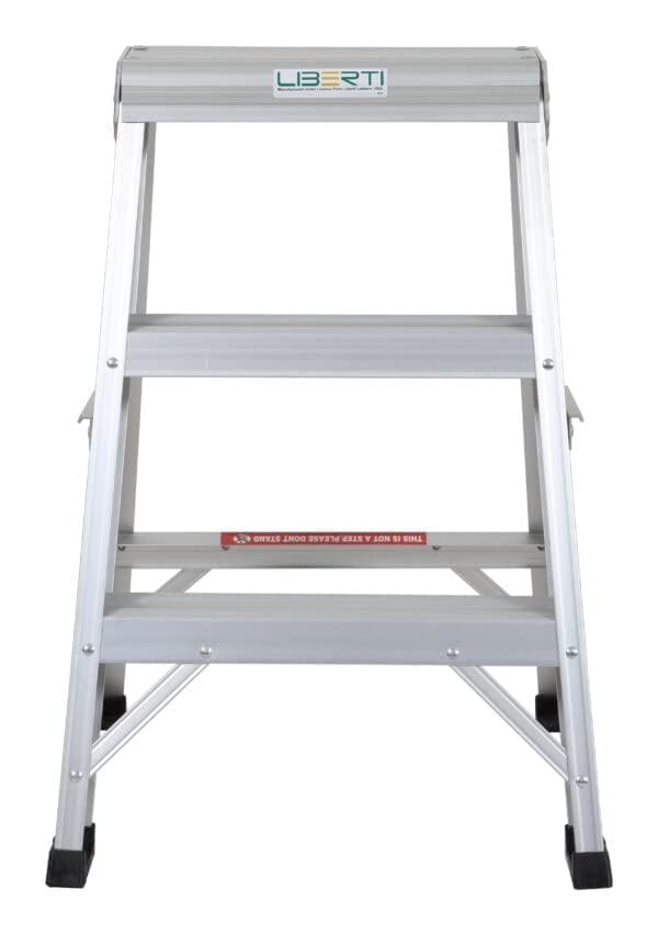 Groovy Aluminium Ladder, Ladder 3 Step for Home Aluminium Foldable ...